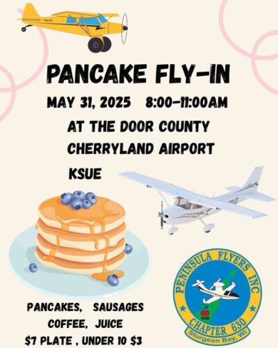 Pancake Fly-in at Door County Cherryland Airport (KSUE) - AV8MAPS.COM