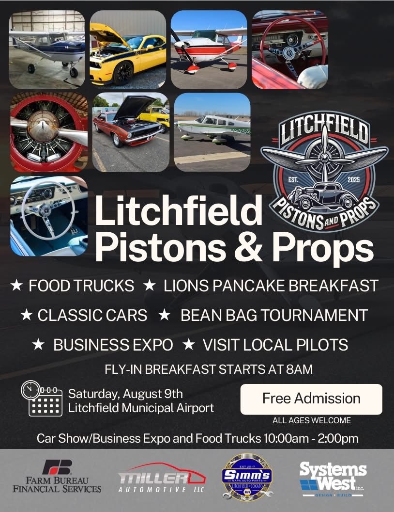 2025 Litchfield Pistons and Props (KLJF) - AV8MAPS.COM