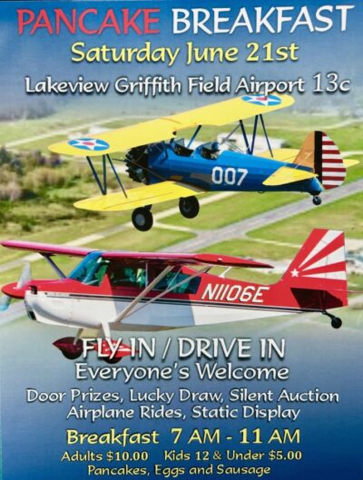 Lakeview Fly In Pancake Breakfast (13C) - AV8MAPS.COM
