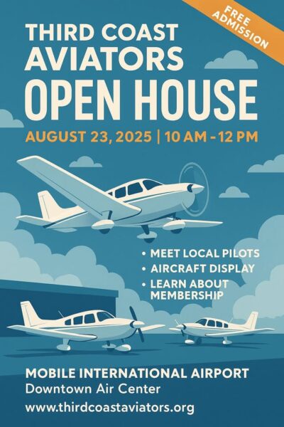 Third Coast Aviators 1st Open House! (KBFM) - AV8MAPS.COM